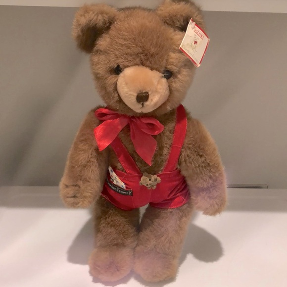 Other | Vintage Schmid Wind Up Musical Jointed Teddy Bear Gordon Fraser ...